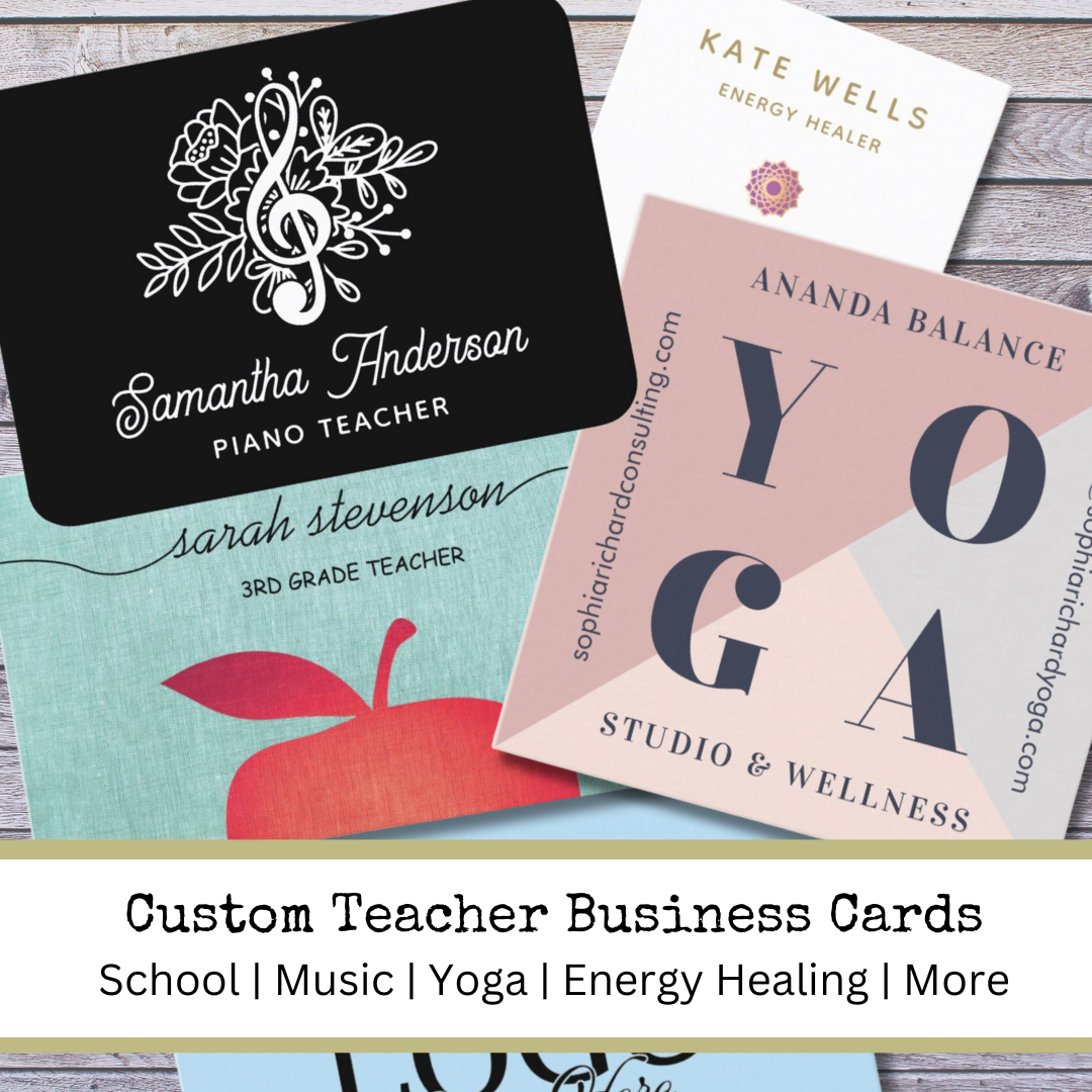 Shop Custom Teacher Business Cards Here! – JPMCreations