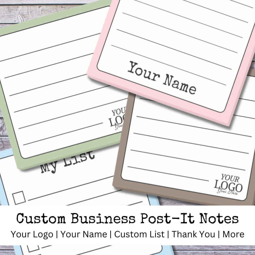 Shop Custom Logo & Other Business Post-It Notes Here – JPMCreations